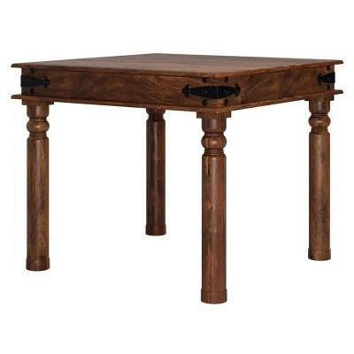 Maharani Sheesham Dining Table, Indian Wood, 90cm Seats 4 Diners Square ...