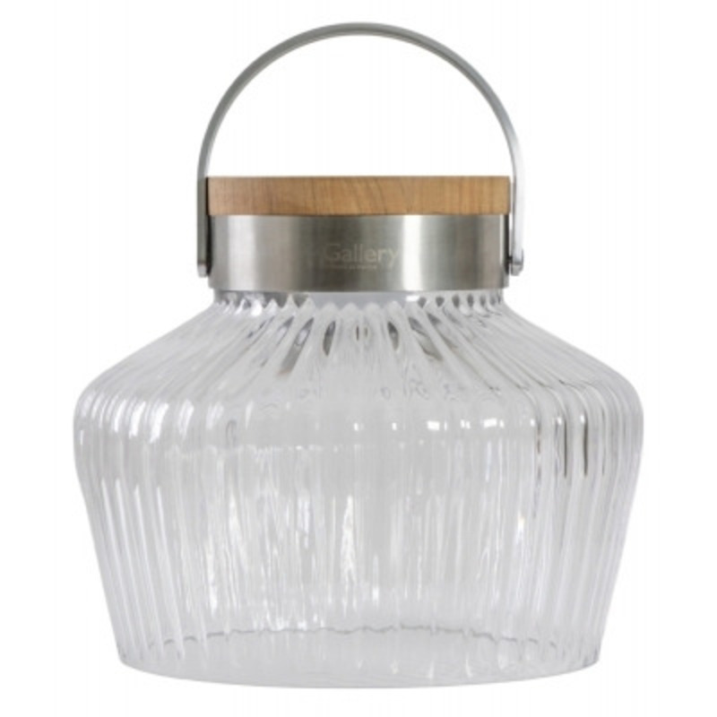 Earlton Clear Small Led Solar Lantern by Choice Furniture Superstore ...