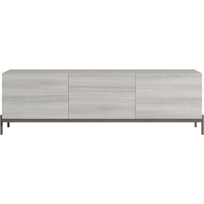 Status Mia Day Silver Grey TV Unit, 185cm with Storage for Television ...
