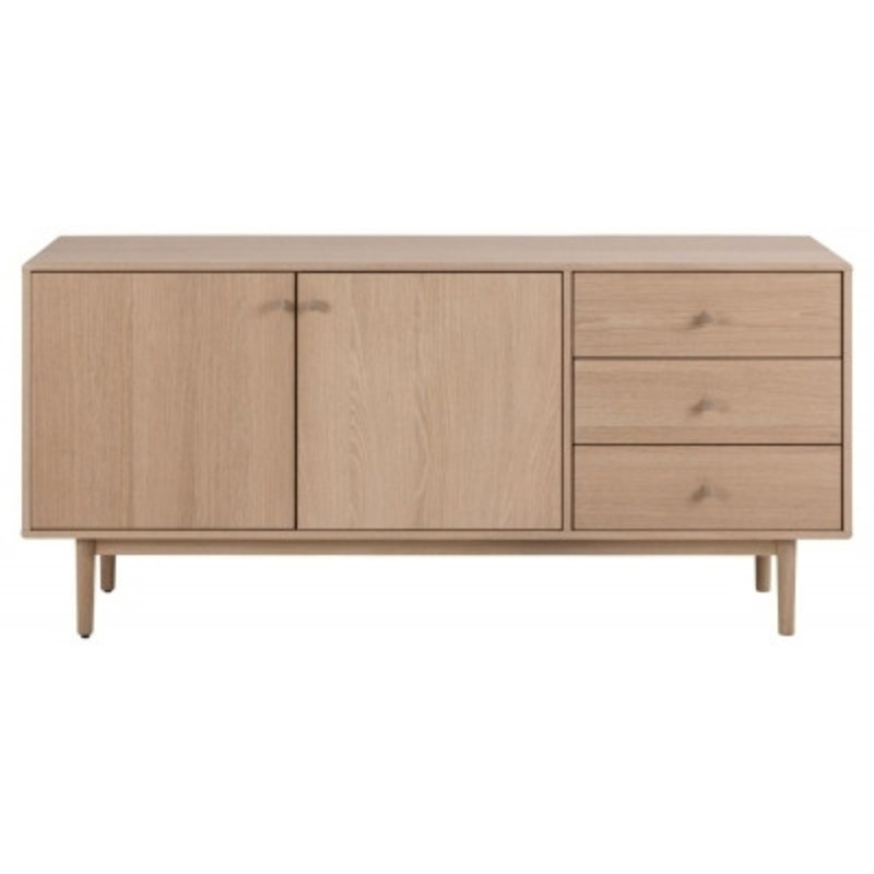 Clearance - Aston Oak 2 Door 3 Drawer Sideboard - 160cm - FSS14938 by ...