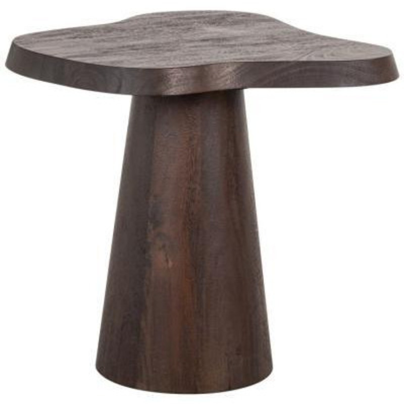 Odile Dark Brown Side Table by Choice Furniture Superstore | ufurnish.com