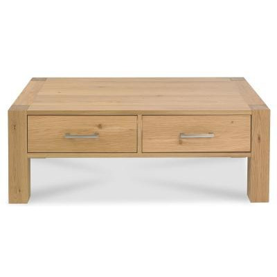 Bentley Designs Turin Light Oak Coffee Table with Drawers by Choice ...
