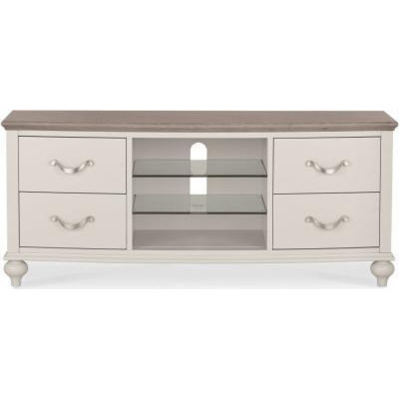 Bentley Designs Montreux Grey Washed Oak and Soft Grey Entertainment ...