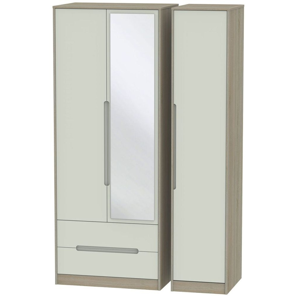 Monaco 3 Door 2 Left Drawer Tall Combi Wardrobe by Choice Furniture ...