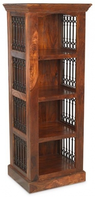Jali Indian Sheesham Alcove Narrow Bookcase by Choice Furniture ...