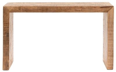 Iowa Mango Wood Console Table - Comes in Natural and White Washed ...