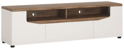 Toledo White Gloss 160cm TV Unit by Choice Furniture Superstore ...