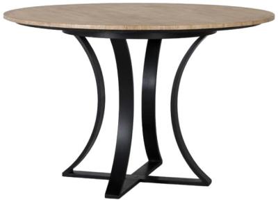 Quinto Marble Top and Metal Base 4 Seater Dining Table - 1651 by Choice ...