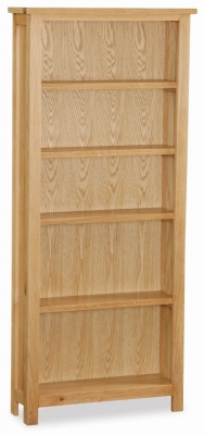 New Trinity Natural Oak Large Bookcase by Choice Furniture Superstore ...