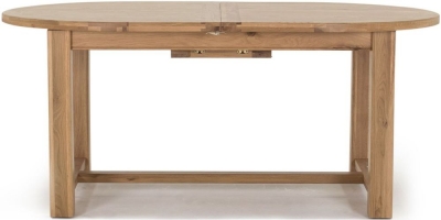 Vida Living Breeze Oak Oval 6 Seater Extending Dining Table by Choice ...