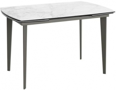 Verdi Grey Ceramic 2-6 Seater Extending Dining Table by Choice ...