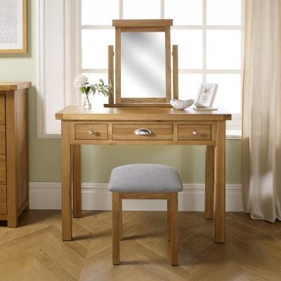 Woburn Rustic Oak 3 Drawer Dressing Table by Choice Furniture ...