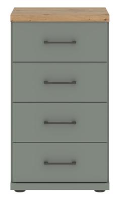 Wiemann Suffolk 4 Drawer Narrow Chest in Sage Green by Choice Furniture ...