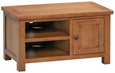Original Rustic Oak 90cm TV Unit by Choice Furniture Superstore ...