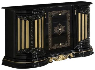 Betty Black Italian Medium Buffet Sideboard - 2 Doors by Choice ...