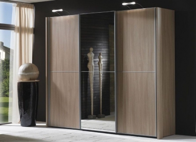 Wiemann Miami 3 Door Sliding Wardrobe in Dark Rustic Oak by Choice ...