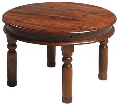 Jali Indian Sheesham Large Round Coffee Table by Choice Furniture ...