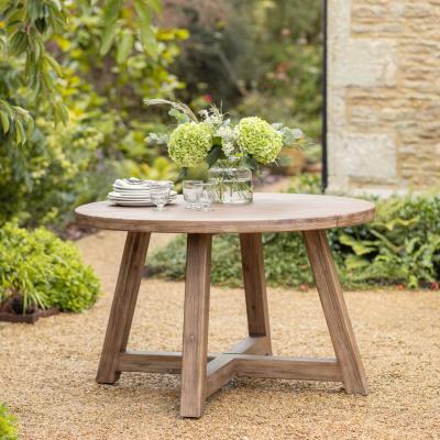 Chilford Outdoor Solid Wood Round Dining Table Natural by Choice ...