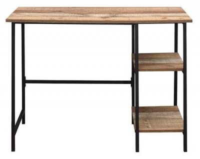 Urban Rustic Wood Effect Industrial Style Study Desk by Choice ...