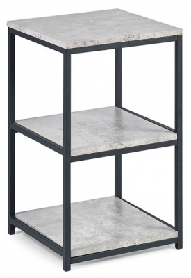 Staten Concrete Effect Square Side Table by Choice Furniture Superstore ...