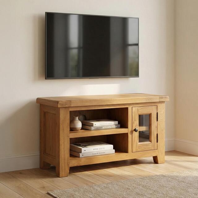 Somer Oak 90cm TV Unit by Choice Furniture Superstore | ufurnish.com