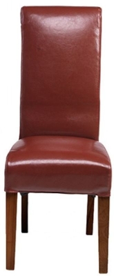 2 x Cuba Sheesham Red Scroll Back Dining Chair by Choice Furniture ...