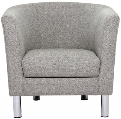 Cleveland Light Grey Armchair by Choice Furniture Superstore | ufurnish.com