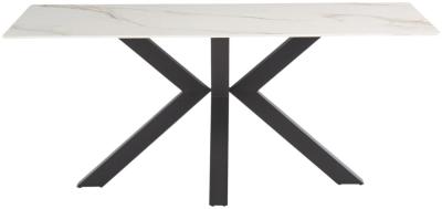 Cora Kass Gold Sintered Stone 6 Seater Dining Table by Choice Furniture ...