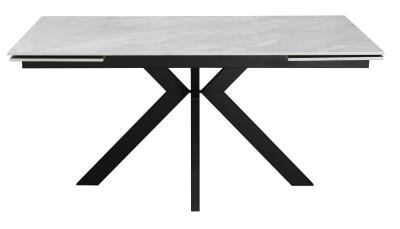 Marco Pearla Grey Ceramic 6-8 Seater Extending Dining Table by Choice ...