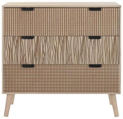 Rewa Printed Wood Effect 3 Drawer Small Chest by Choice Furniture ...