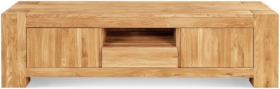 Clemence Richard Massive Oak Large TV Unit by Choice Furniture ...