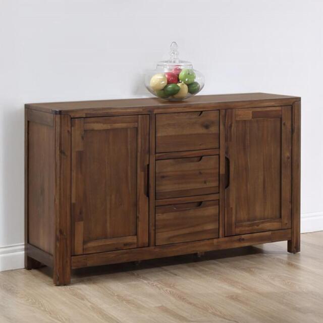 Monterey Medium Sideboard - 135cm - 2 Door - Acacia Wood by Choice ...