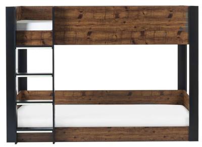 Solomon Rustic Bunk Bed by Choice Furniture Superstore | ufurnish.com