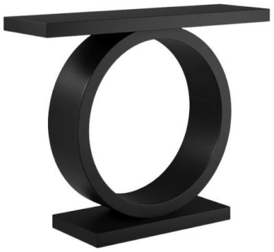 Oren Black Console Table by Choice Furniture Superstore | ufurnish.com