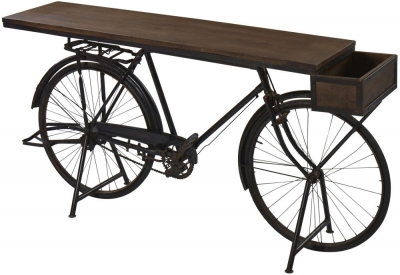 Wow Retro Brown Bicycle Console Table by Choice Furniture Superstore ...