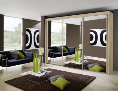 Rauch Imperial Full Mirrored Sliding Wardrobe - Variation Available by ...