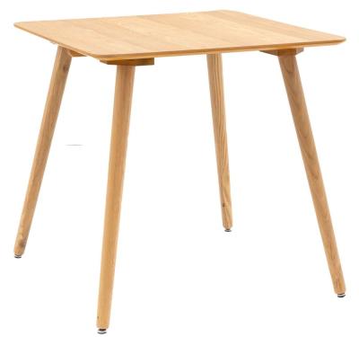 Hatfield 2 Seater Square Dining Table - Comes in Natural and Smoked ...
