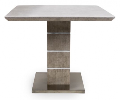 Delta Concrete Effect 2 Seater Square Dining Table by Choice Furniture ...