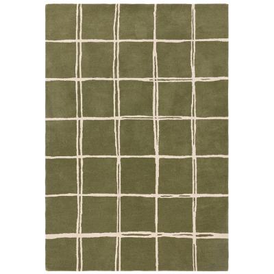 Asiatic Contemporary Design Albany Olive Grid Rug - Sizes Available by Choice Furniture ...