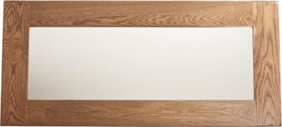 Originals Rustic Oak Rectangular Wall Mirror - 130cm x 60cm by Choice ...