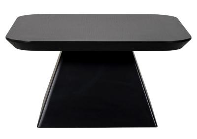 Bonvoy Black Oak Modern Edge Square Coffee Table by Choice Furniture ...