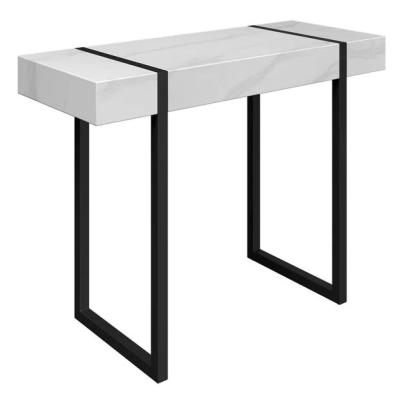 Montblanc White Marble Effect Console Table by Choice Furniture ...