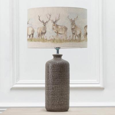 Voyage Maison Moorland Stag Eva Inopia Grey and Linen Complete Table ...