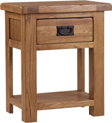 Originals Rustic Oak Bedside Table by Choice Furniture Superstore ...