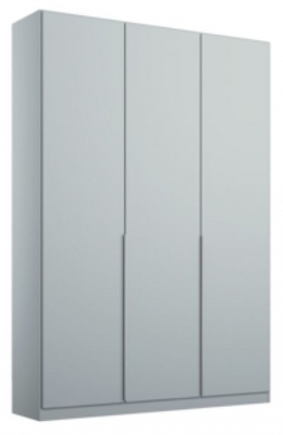 Rauch Alabama 136cm Silk Grey 3 Door Wardrobe by Choice Furniture ...