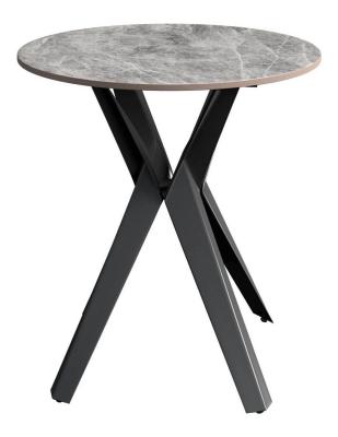 Vitalli Grey Ceramic Round Side Table by Choice Furniture Superstore ...