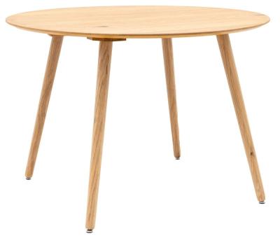 Hatfield 2 Seater Round Dining Table - Comes in Natural and Smoked ...