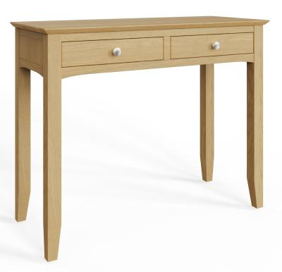 Alwin Oak 2 Drawer Dressing Table by Choice Furniture Superstore ...