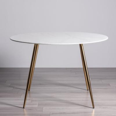 Bentley Designs Francesca White Marble Effect Tempered Glass 4 seater ...