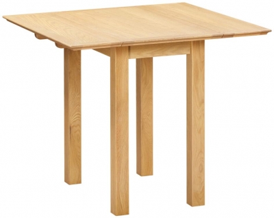 Arlington Oak 2 Seater Square Drop Leaf Dining Table by Choice ...